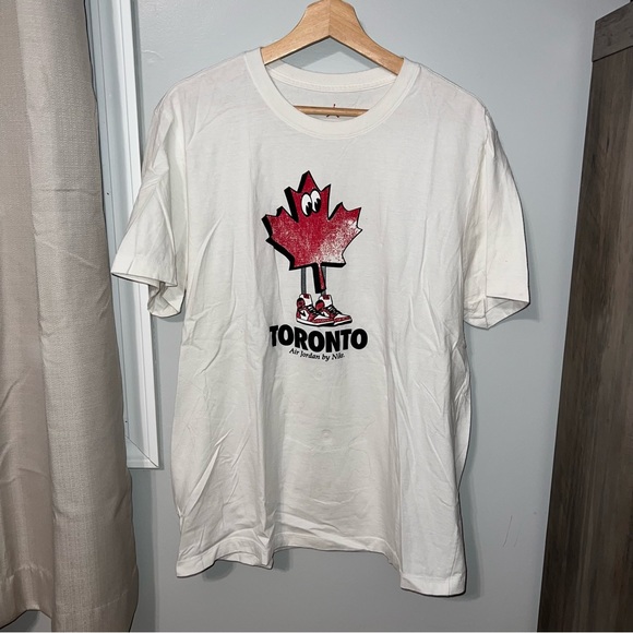 Jordan | Shirts | Rare Air Jordan By Nike Toronto Maple Leaf Wearing ...